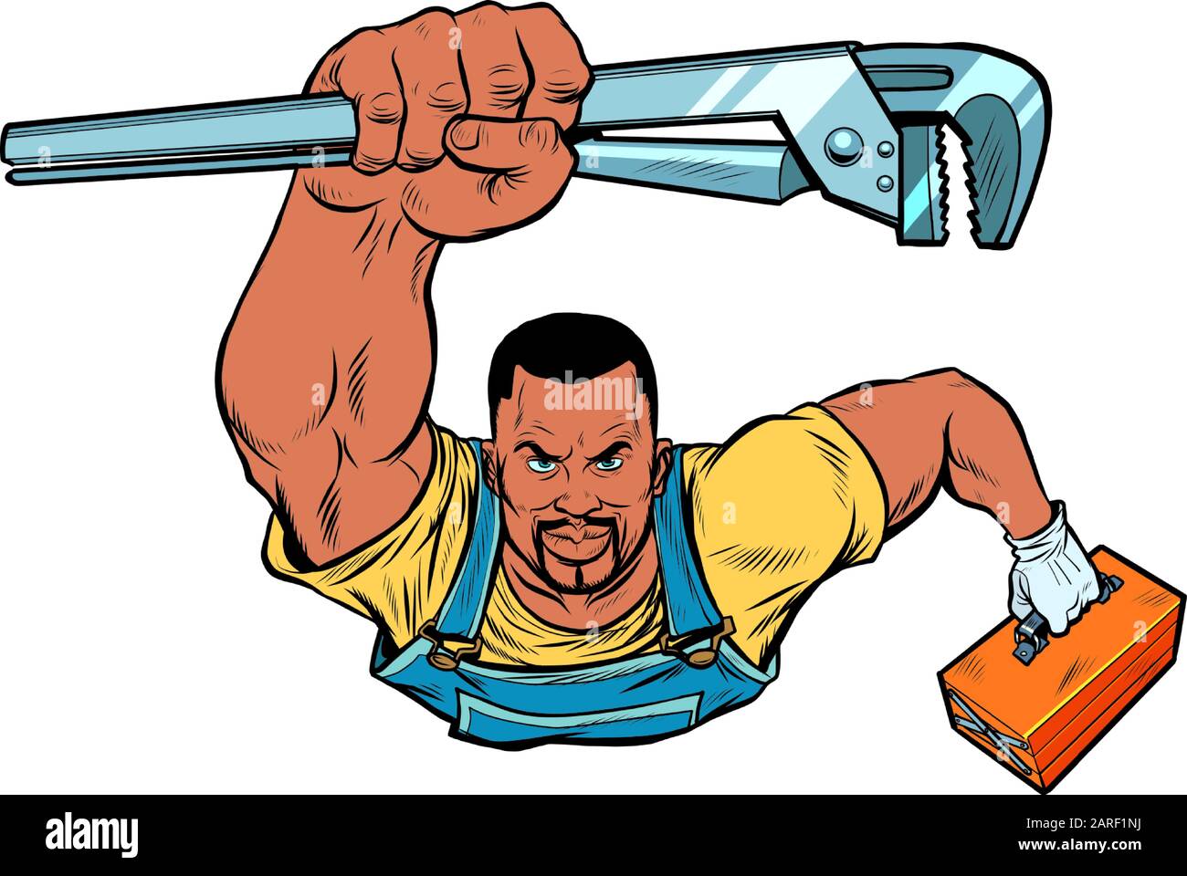 African car mechanic Stock Vector Images - Alamy