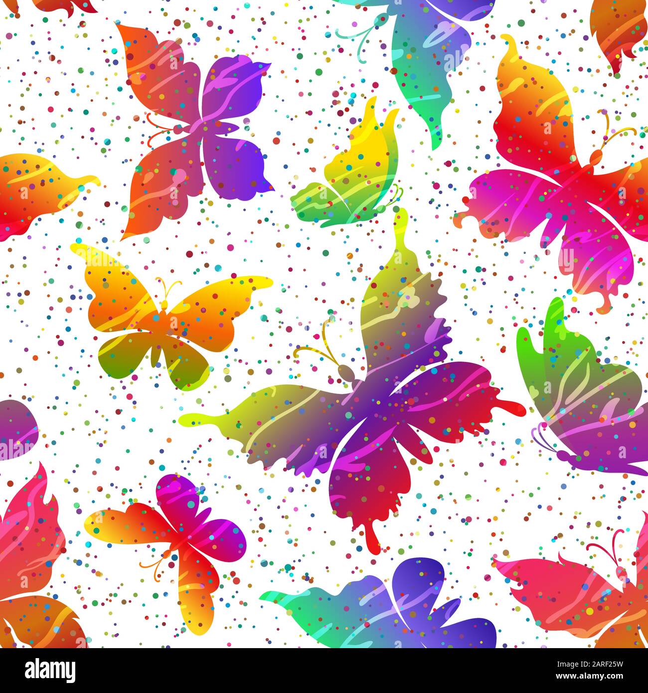 Butterfly pattern seamless background Cut Out Stock Images & Pictures ...