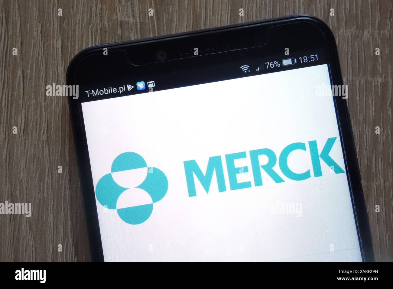 Merck & Co., Inc. logo displayed on a modern smartphone Stock Photo - Alamy