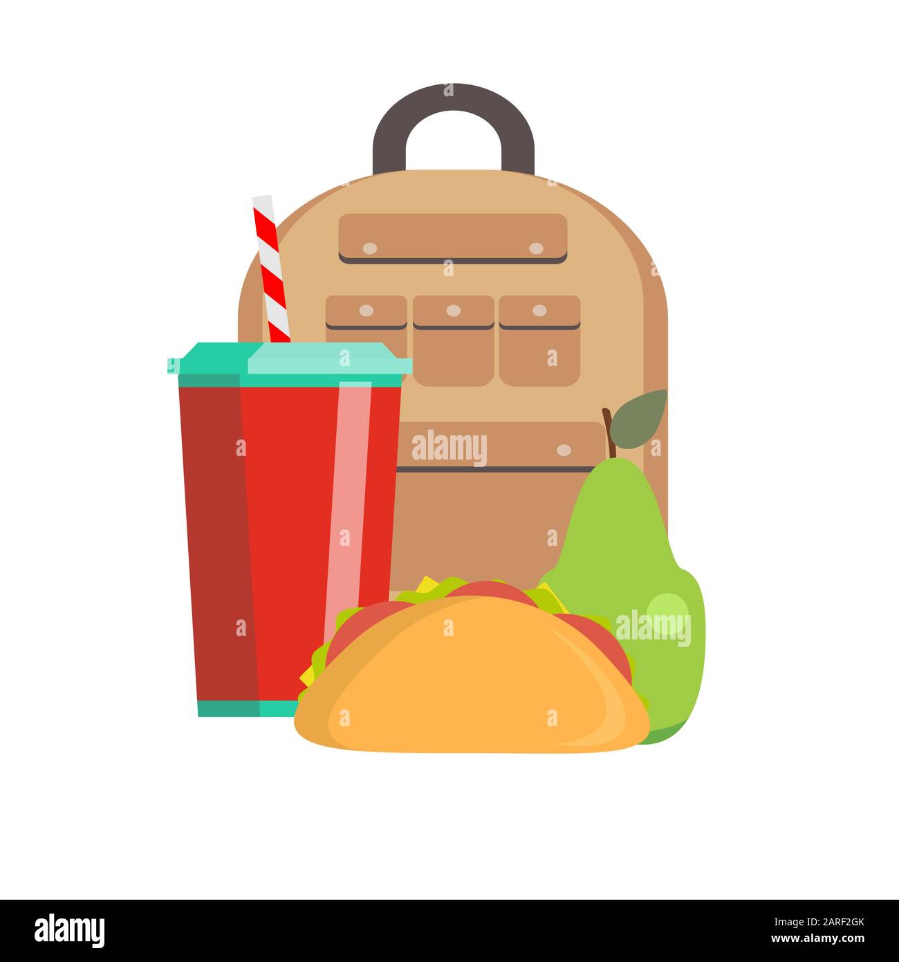 Sandwich box container Stock Vector Images - Alamy