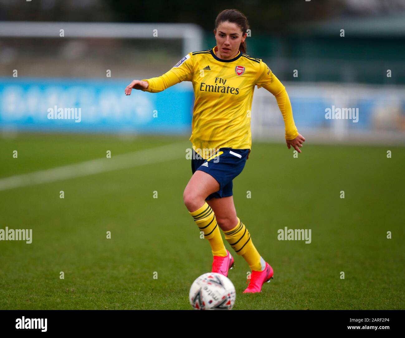 DAGENHAM, ENGLAND - JANUARY 27: Danielle van de Donk of Arsenal during ...