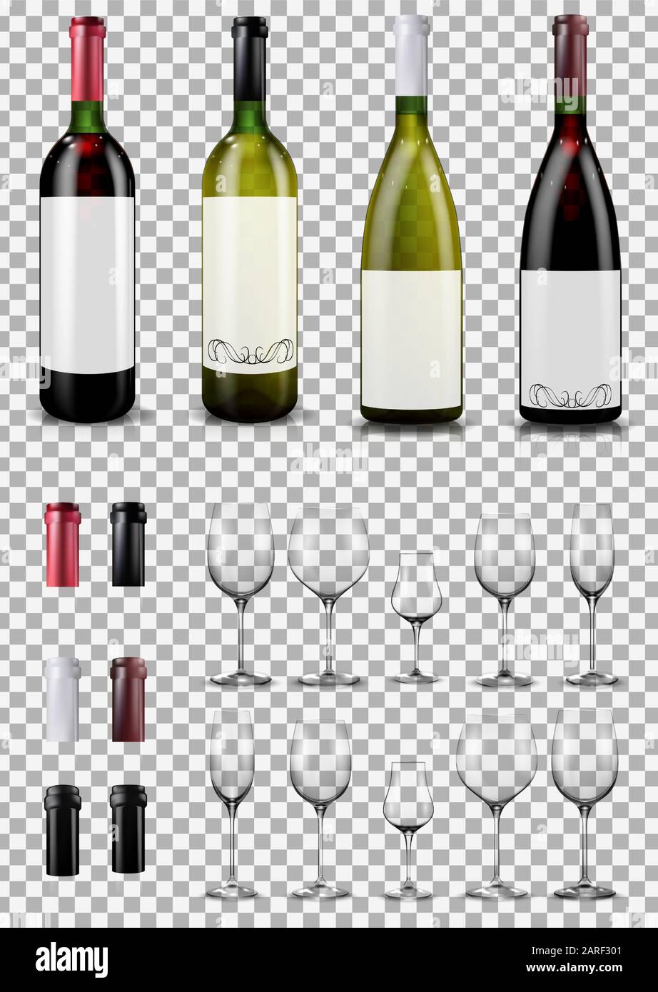 Silver wine Stock Vector Images - Alamy