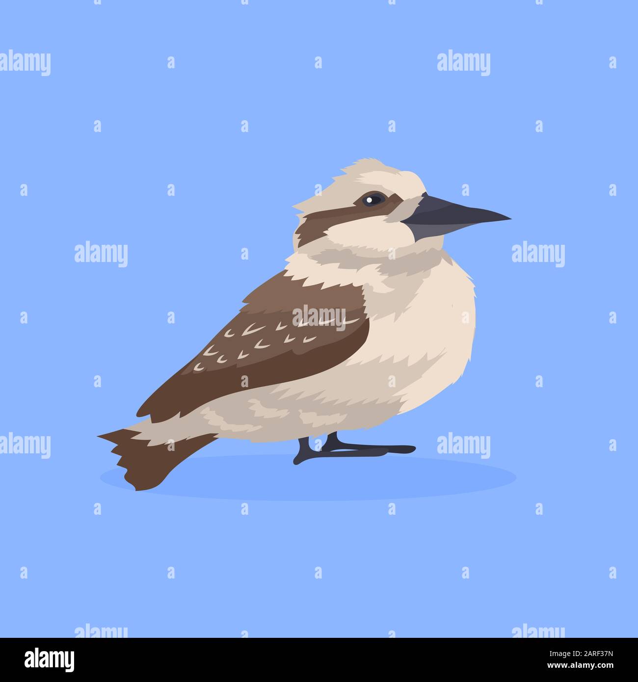 Common starling bird icon cute cartoon wild animal symbol wildlife ...