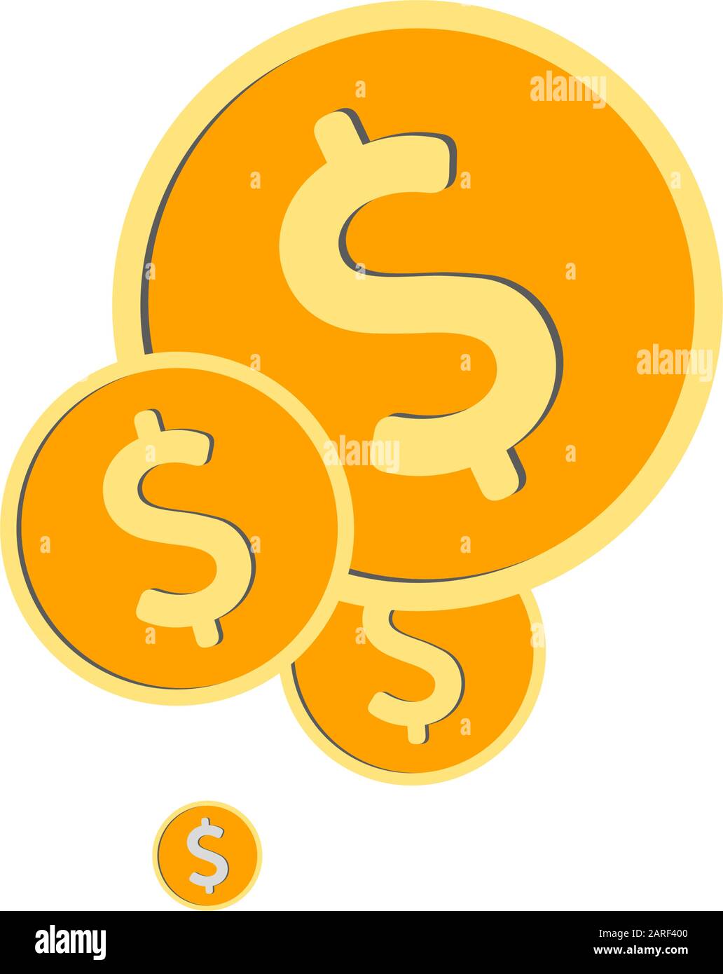 Dollar icon. Money sign isolated, Vector illustration, Money vector ...
