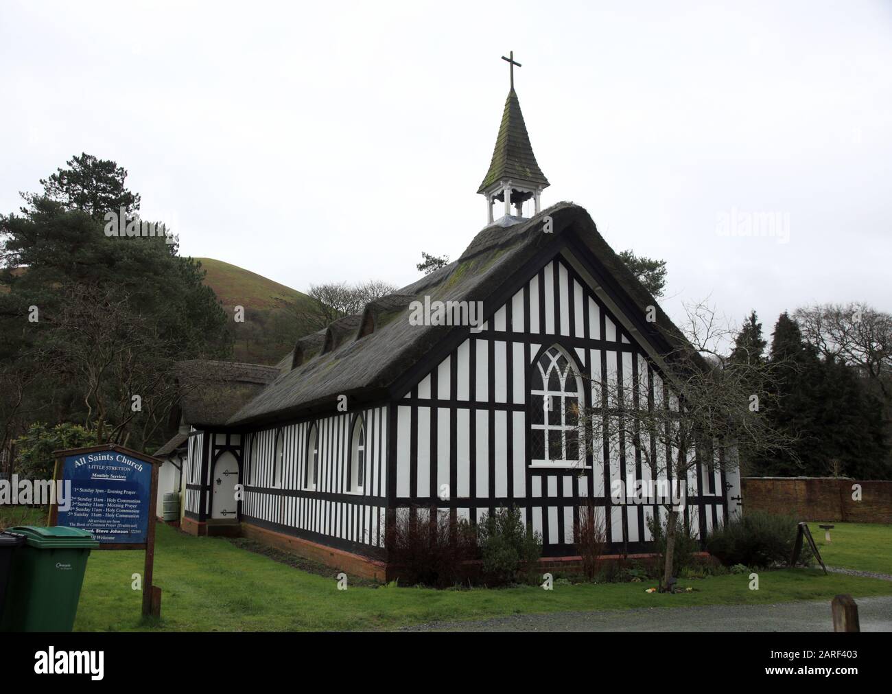 All Saints church, Little Stretton, Shropshire, England, UK Stock Photo ...