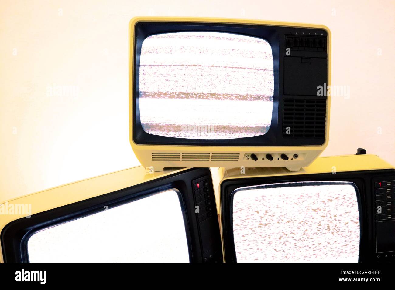 1970s Retro old TV Stock Photo - Alamy