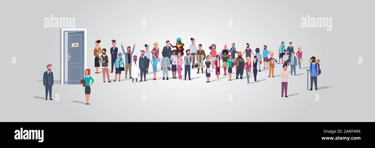 Crowd door queue hi-res stock photography and images - Alamy