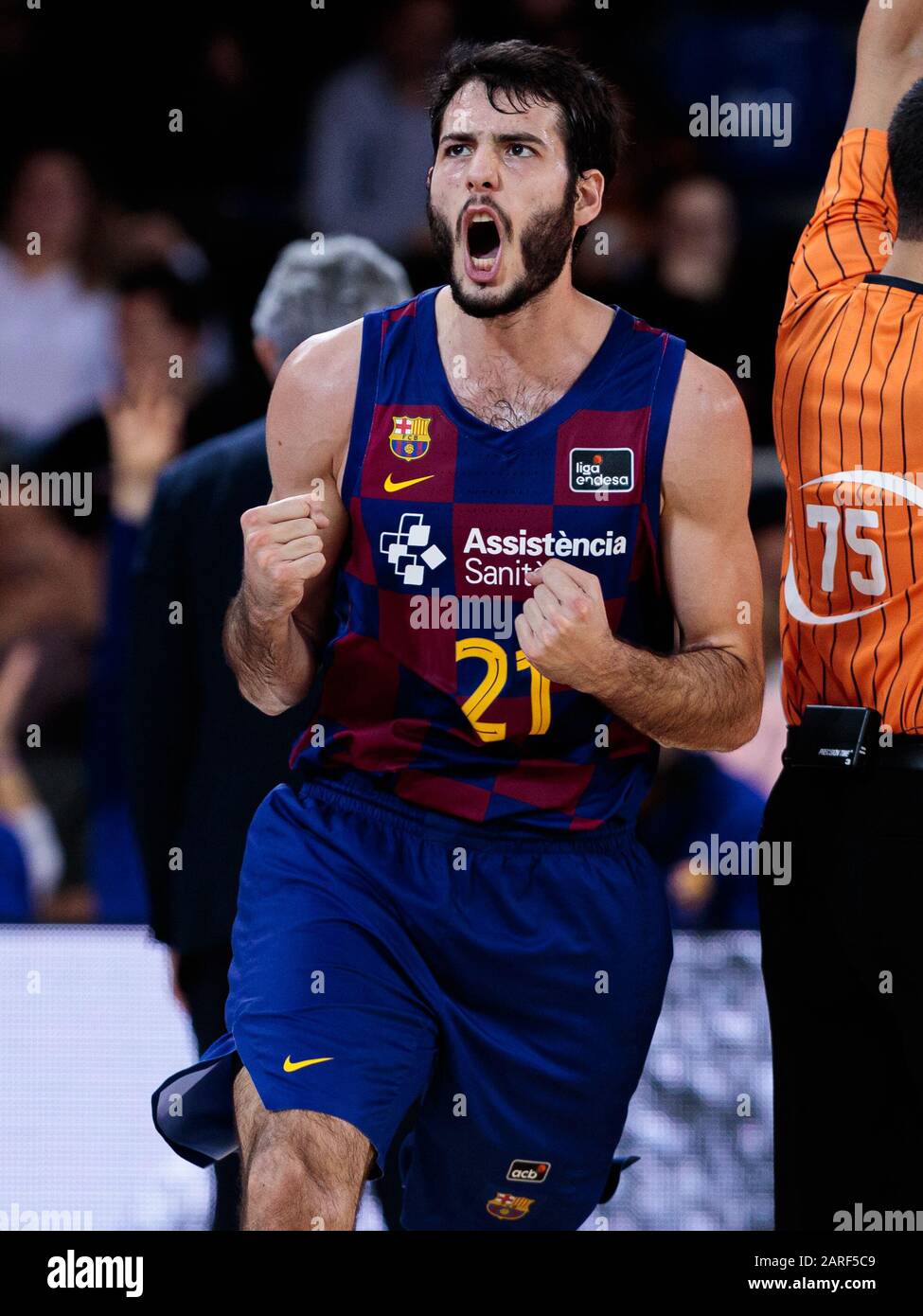 Alex Abrines of FC Barcelona during Liga Endesa match between FC ...