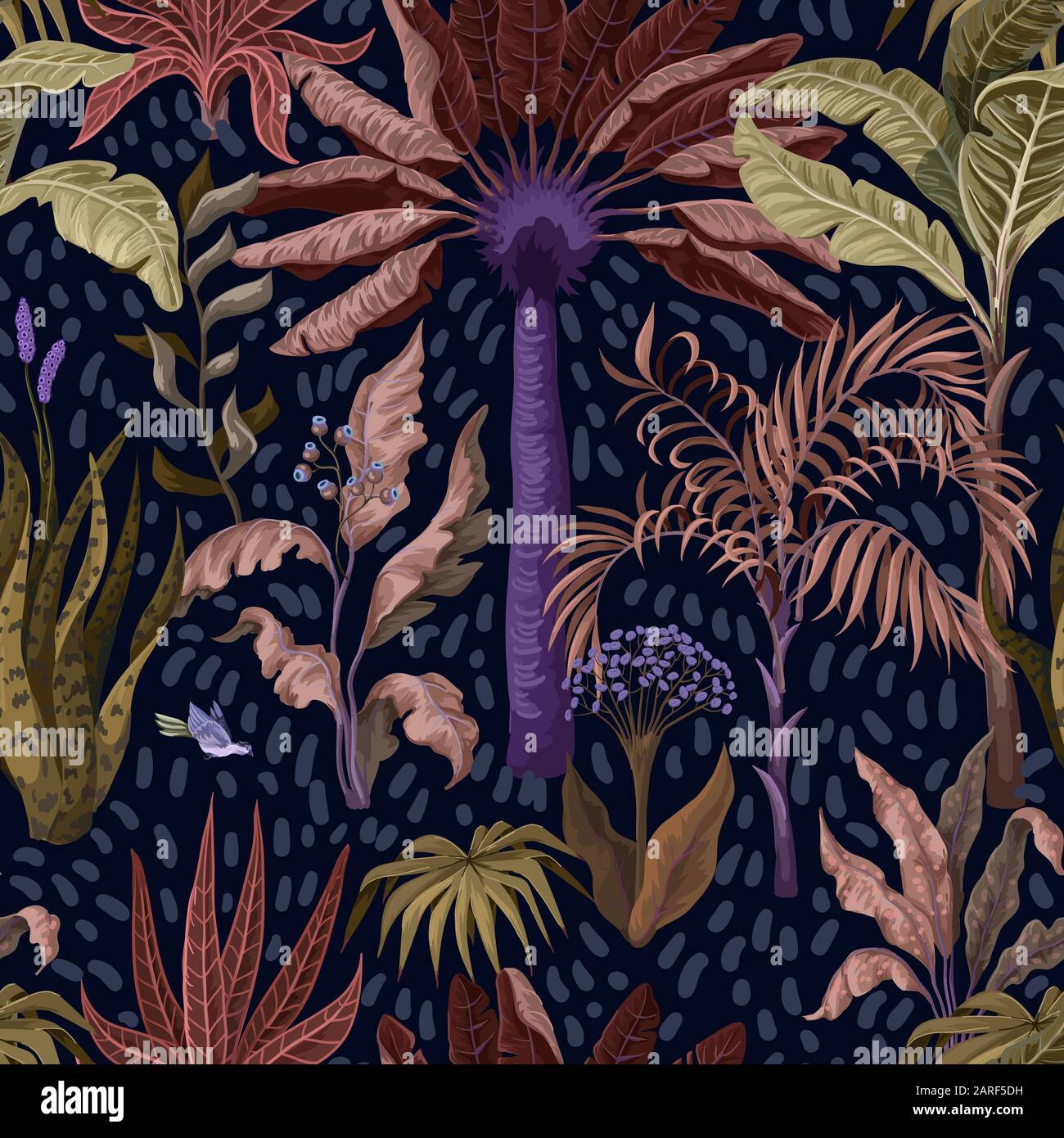 Jungle leaves border Stock Vector Images - Alamy