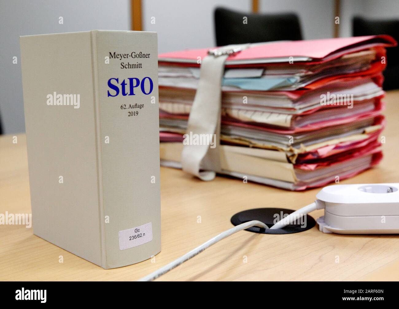 Essen, Germany. 28th Jan, 2020. A volume of the Code of Criminal ...