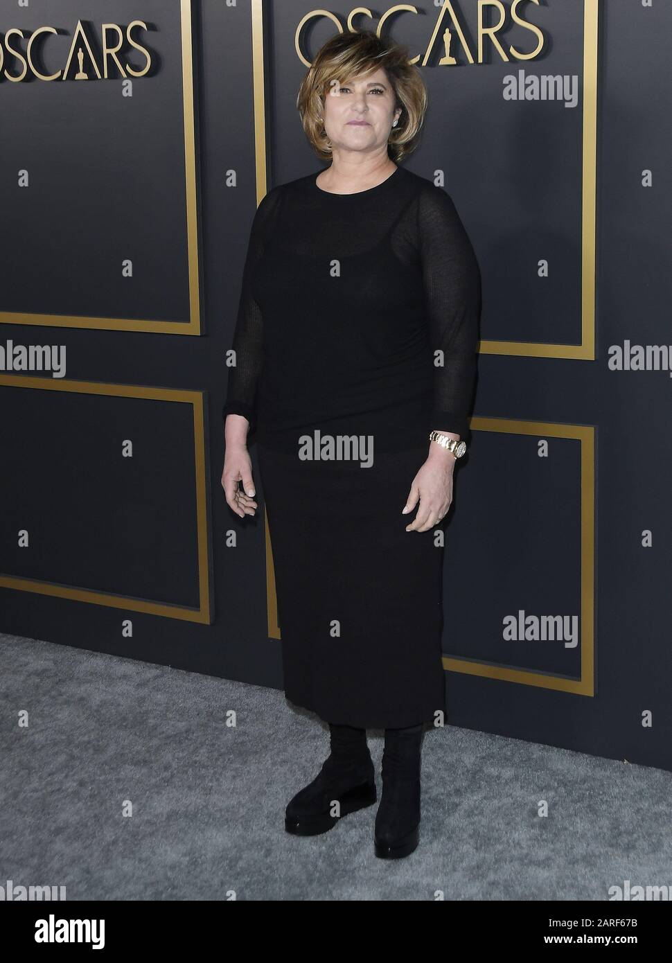 Los Angeles, USA. 27th Jan, 2020. Amy Pascal arrives at the 92nd Oscars ...