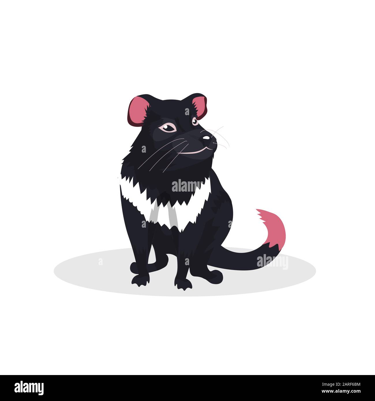 tasmanian devil icon cartoon endangered wild australian animal symbol ...