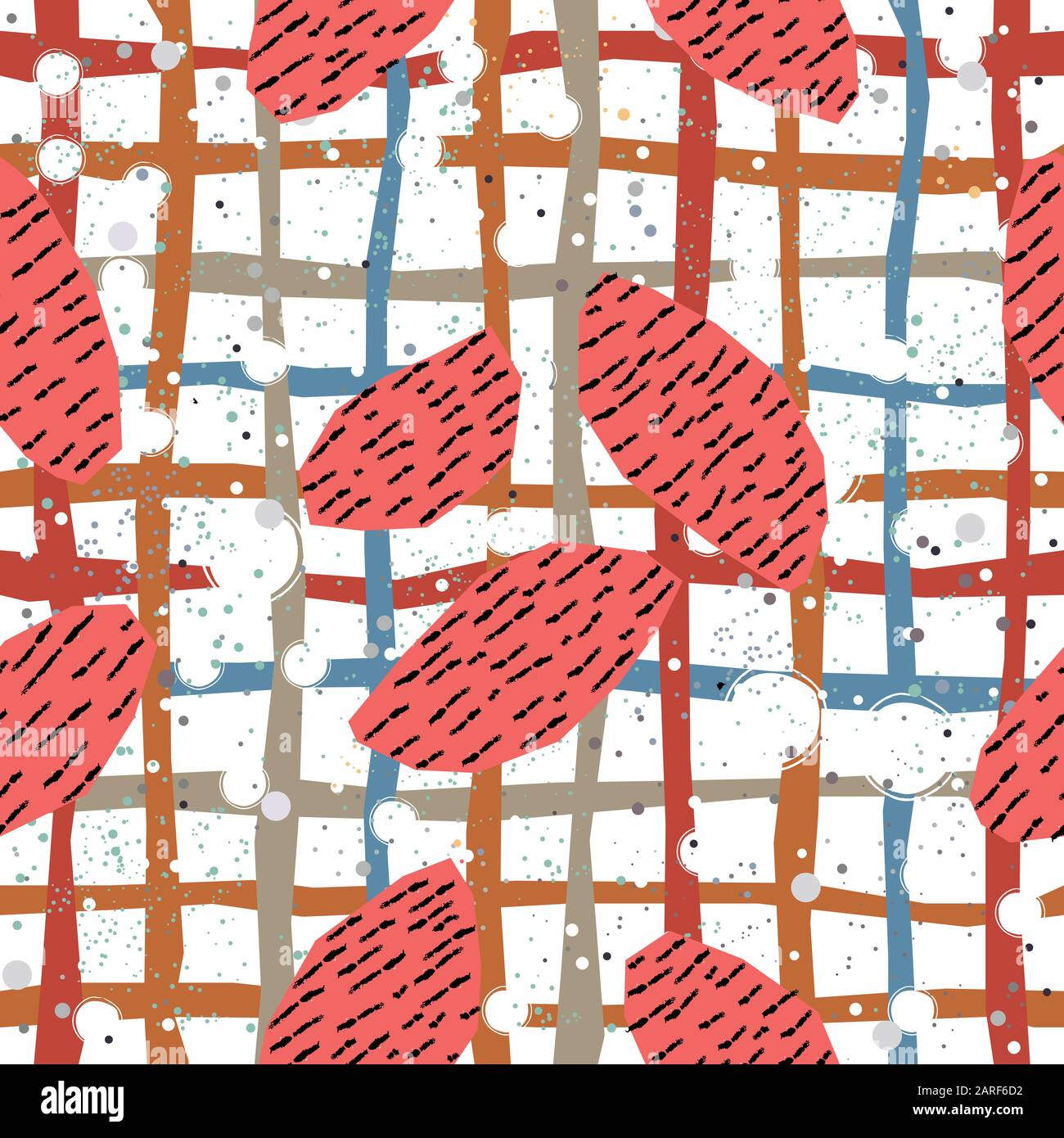 Cute Gemstone Background. Seamless Pattern with stars. Vector ...