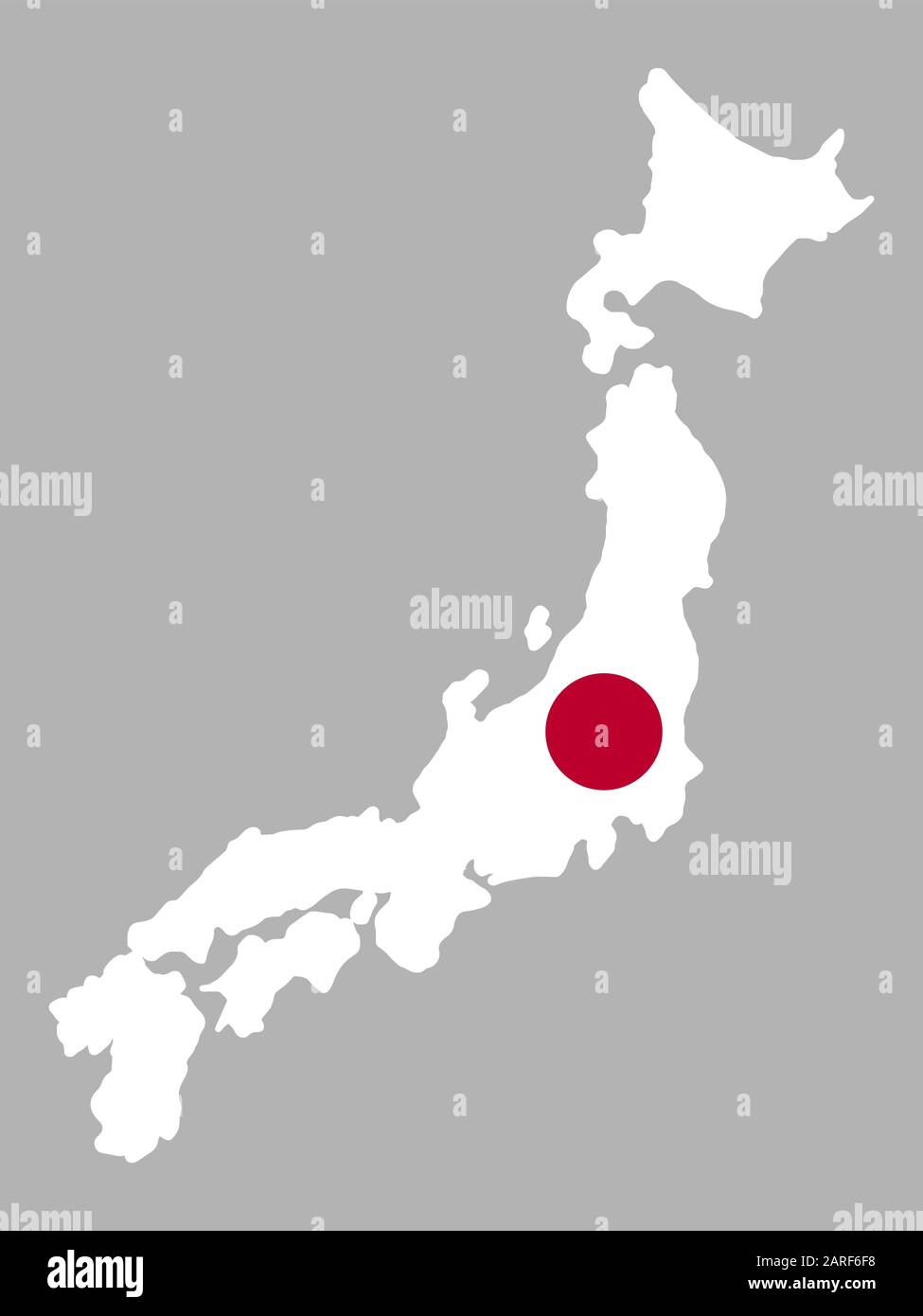 Vector 3d map illustration japan hi-res stock photography and images ...