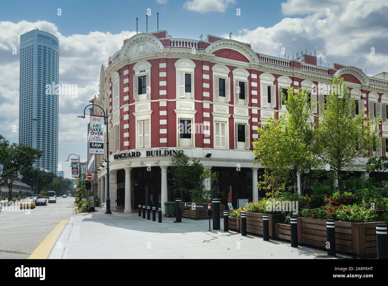 Singapore. January 2020. The historic Vanguard Building (Old MPH ...
