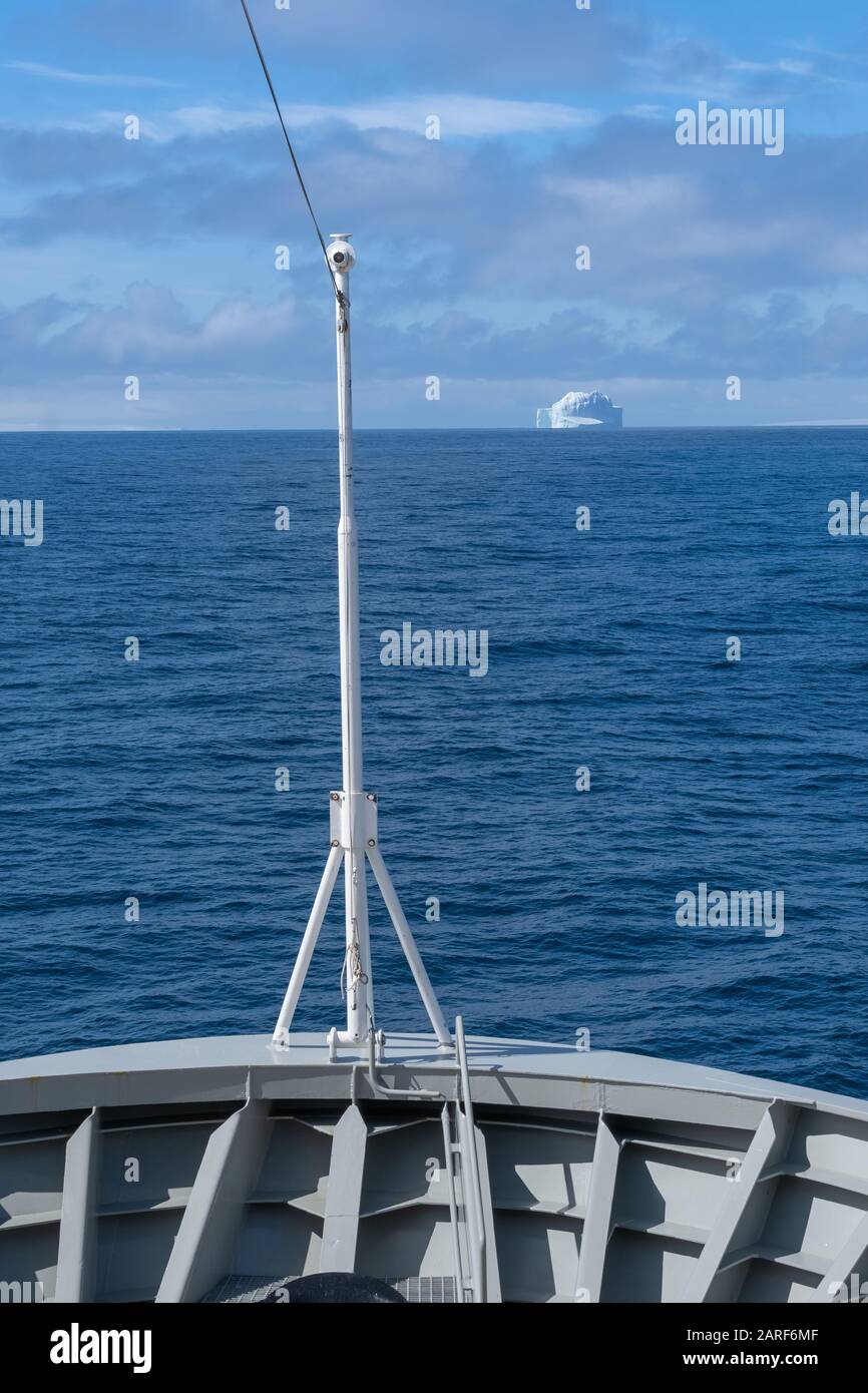 Cruise ship encountering an iceberg, drake passage, antarctica Stock ...