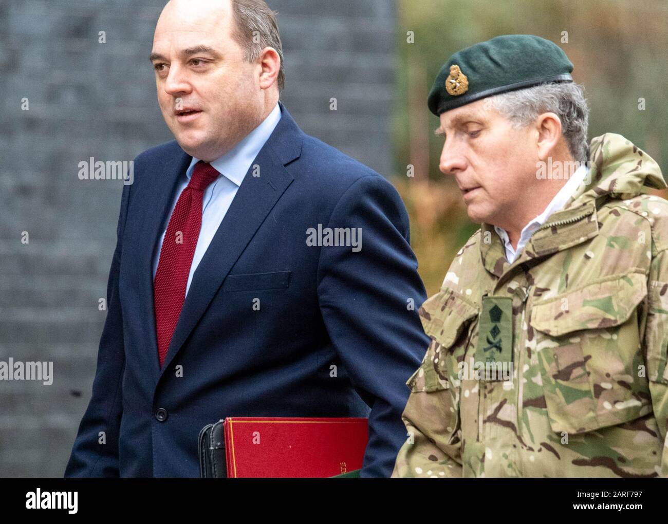 London, UK. 28th Jan, 2020. Ben Wallace MP PC Defence Secretary arrives ...