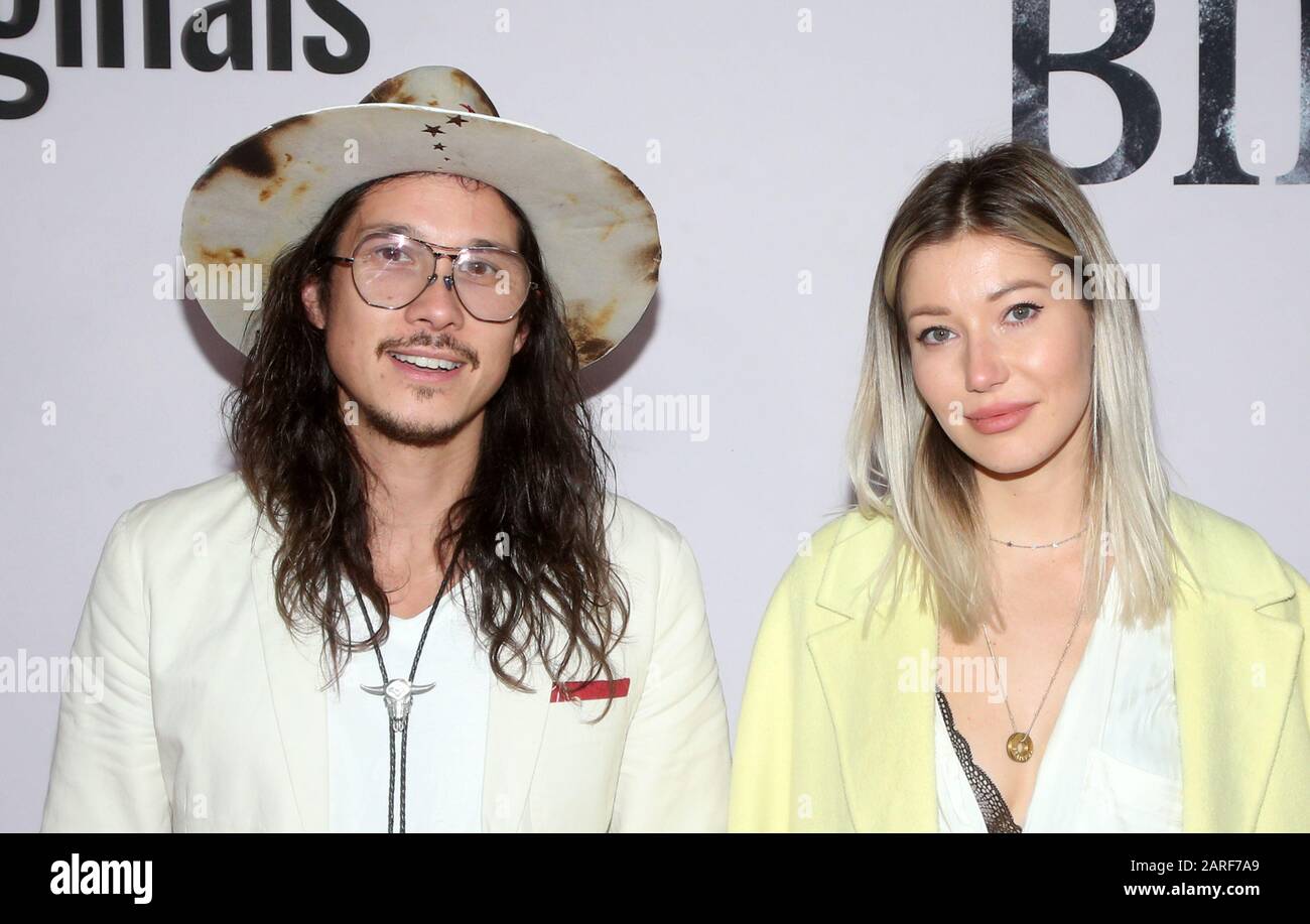 27 January 2020 - Westwood, California - Nick Onken and Olya Rostov ...