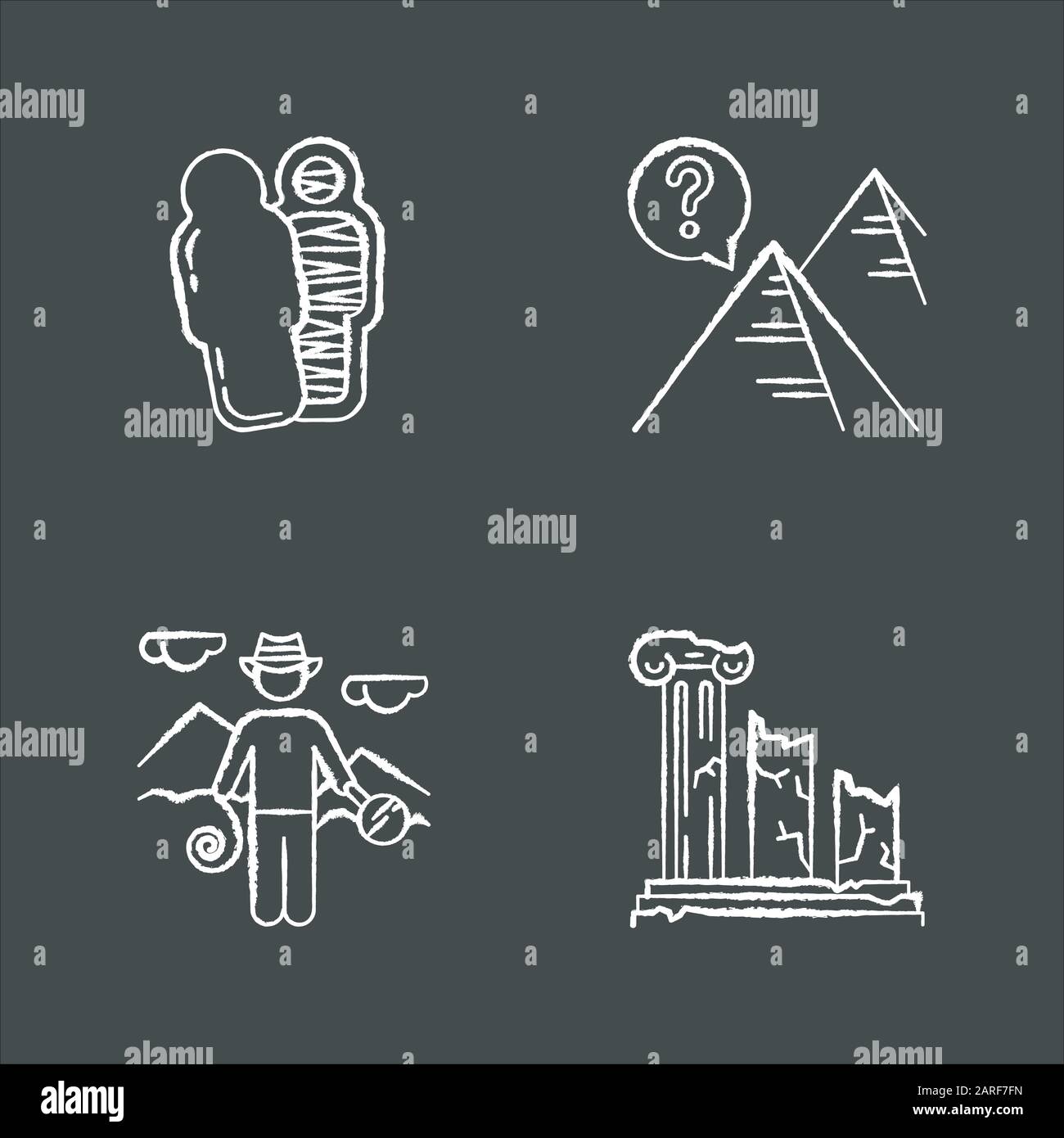 Column ruins Stock Vector Images - Alamy