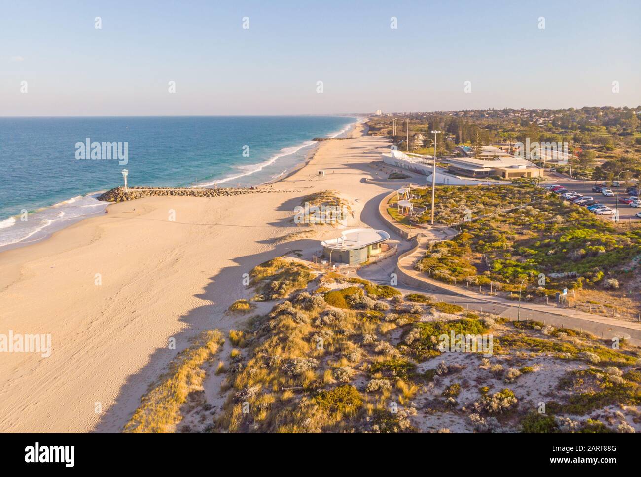 An aerial view of City Beach in Perth, Western Australia Stock Photo ...