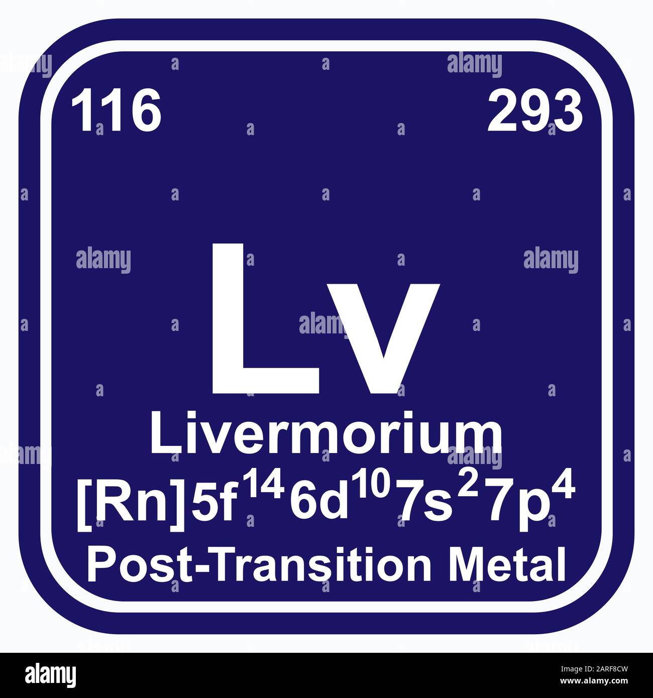 Blue periodic table elements icon Cut Out Stock Images & Pictures - Alamy