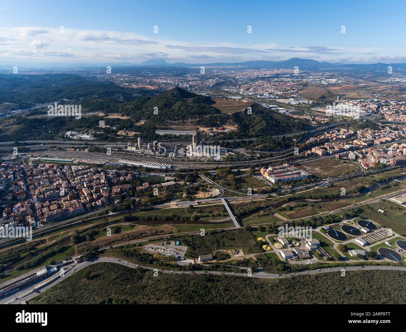 Concrete plant of Montcada. Barcelona, Spain Stock Photo - Alamy