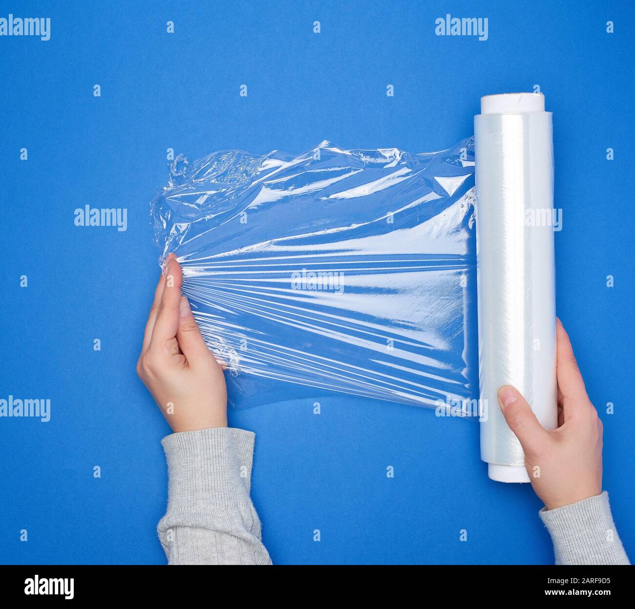 Cling Film Wrap Stock Photos & Cling Film Wrap Stock Images - Alamy