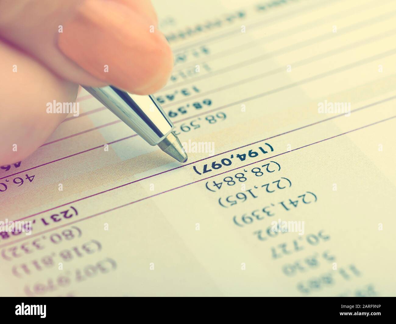 Number hand writing numbers on hi-res stock photography and images - Alamy