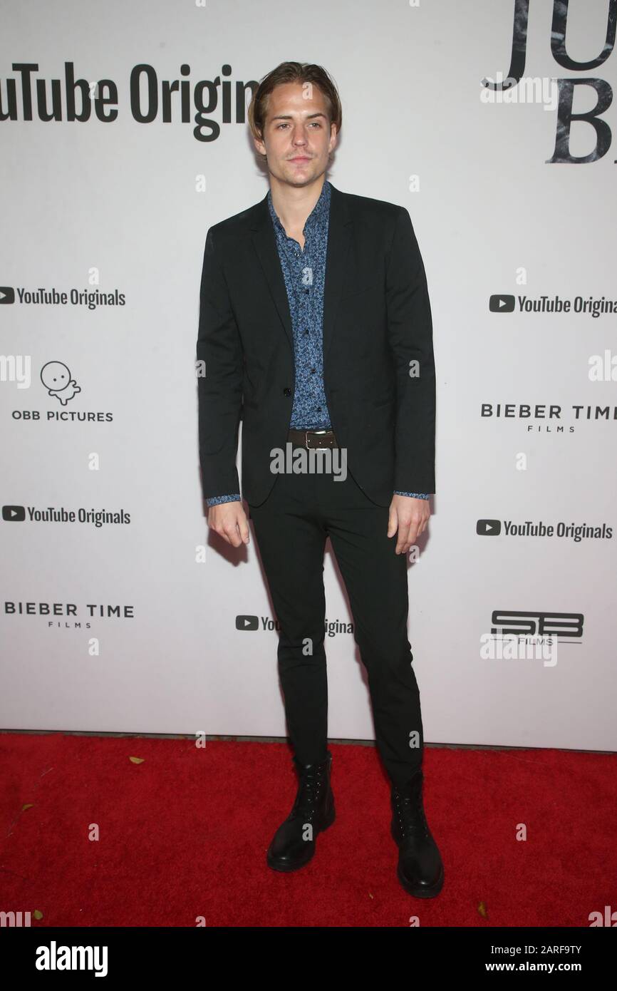 WESTWOOD, CA - JANUARY 27: Corey Harper, at the Justin Bieber: Seasons ...