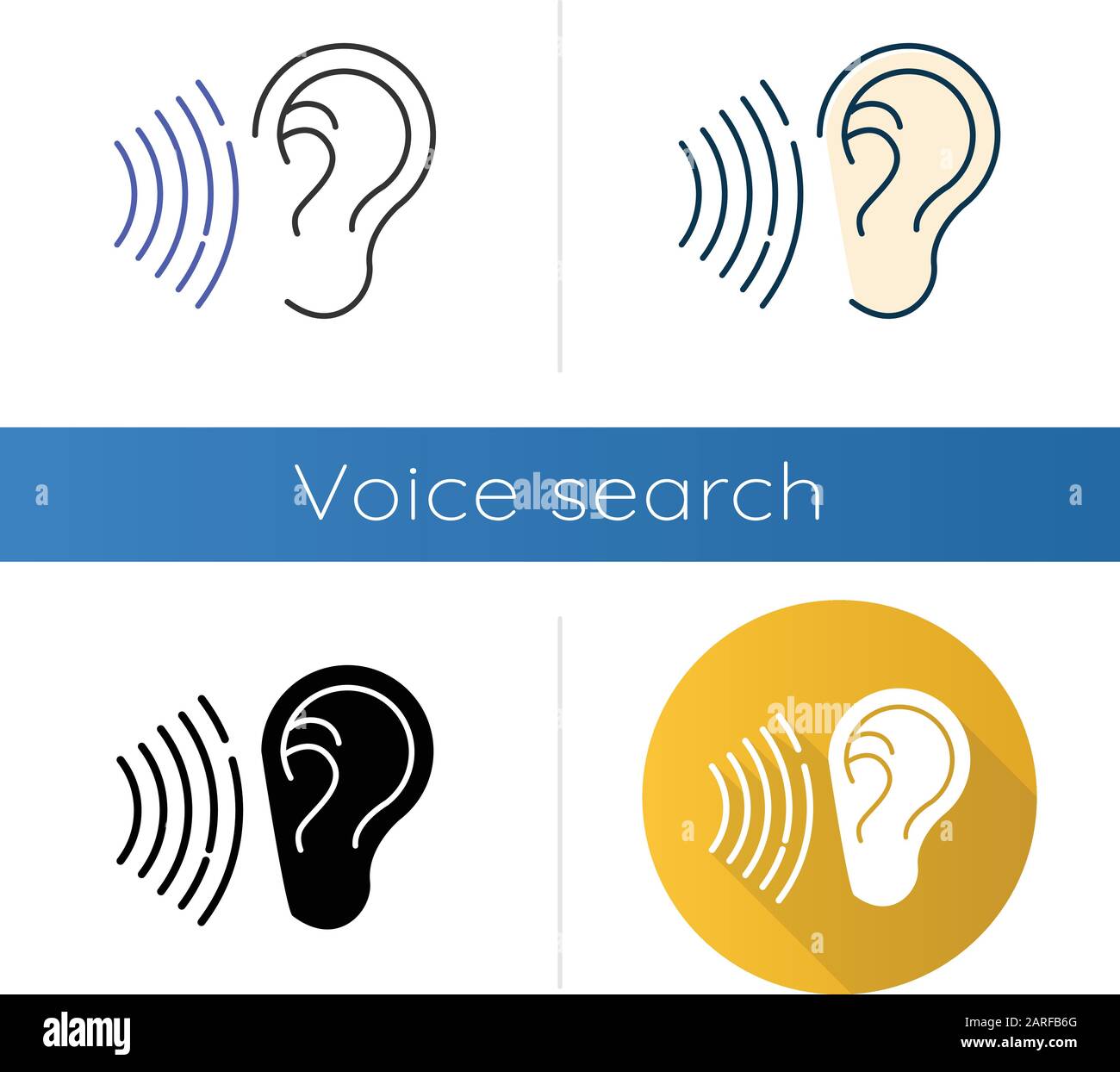 Soundwave ear hi-res stock photography and images - Alamy