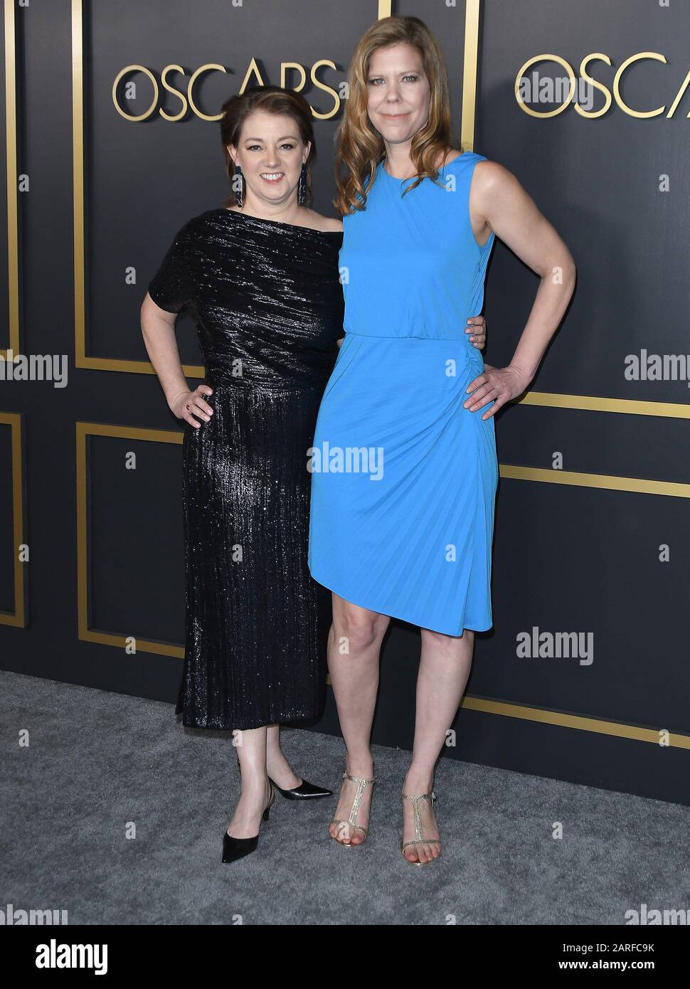 Los Angeles, USA. 27th Jan, 2020. (L-R) Laura Nix and Colette Sandsted ...