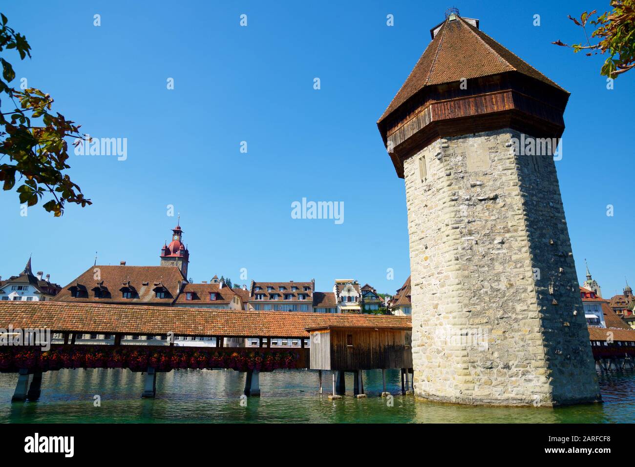 Downtown city scene lucerne switzerland hi-res stock photography and ...