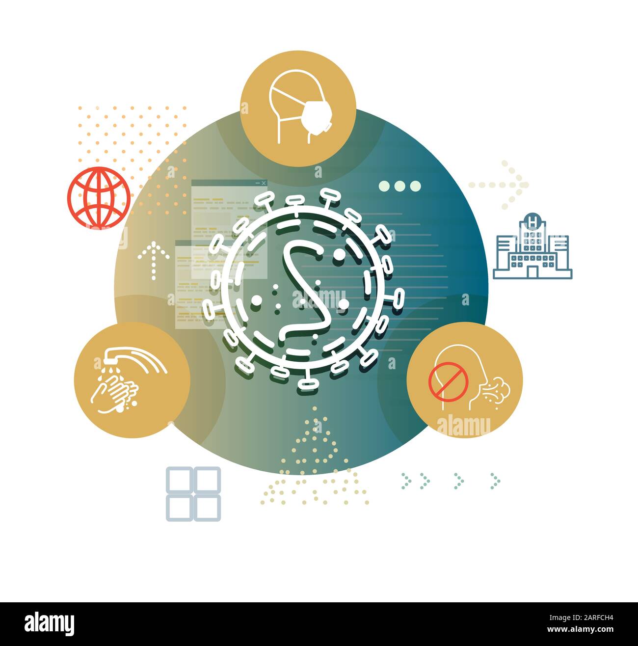 Hand wash place Stock Vector Images - Alamy