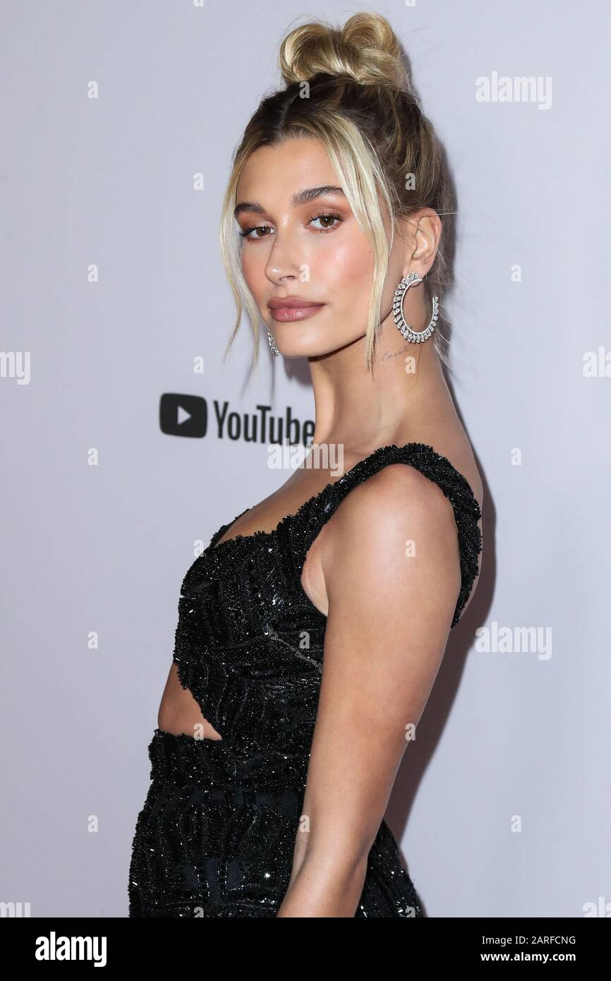 Westwood, United States. 27th Jan, 2020. Model Hailey Rhode Baldwin ...