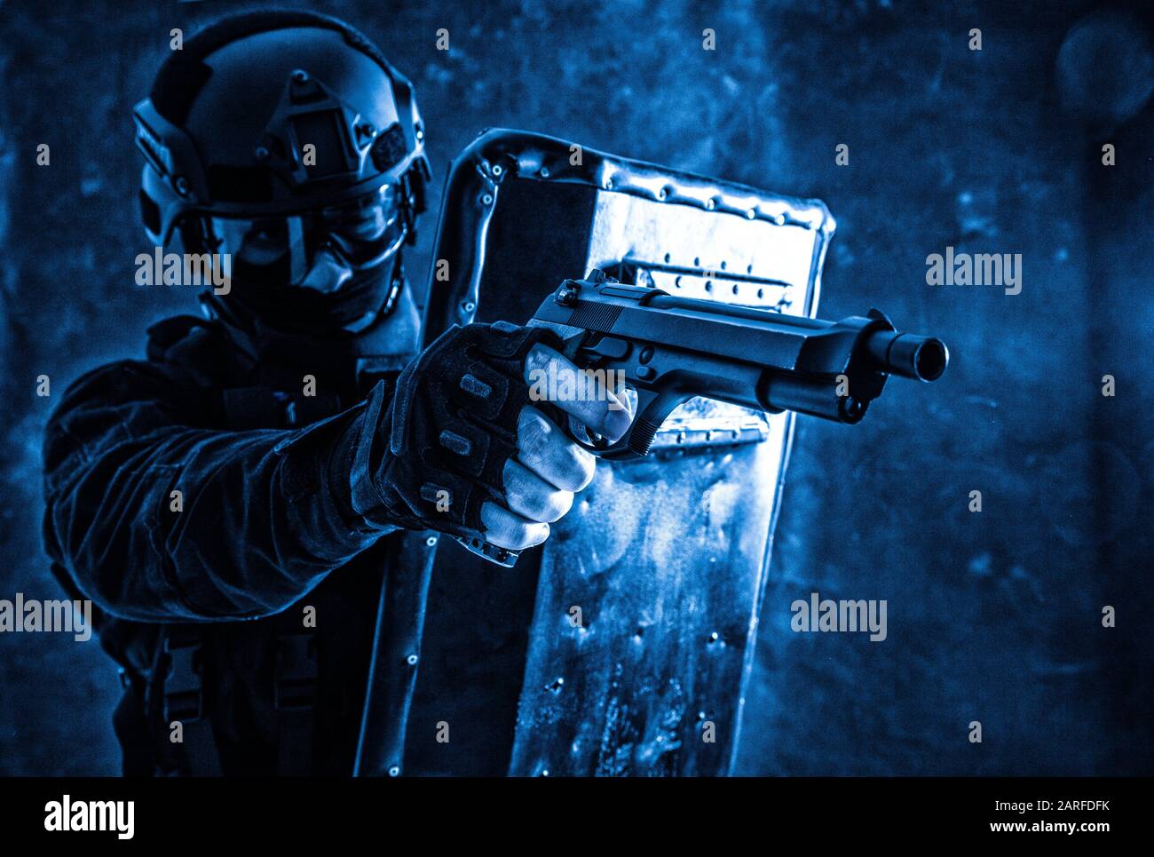 Police goggles hi-res stock photography and images - Alamy