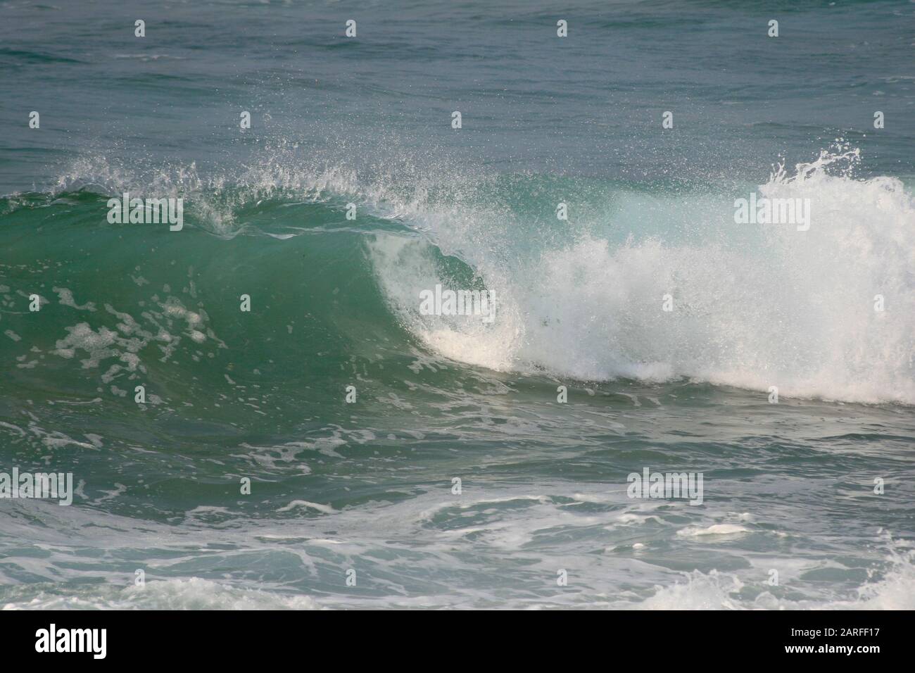 Ocean waves at the beach of Salt Rock Hotel and Beach Resort, Salt Rock ...
