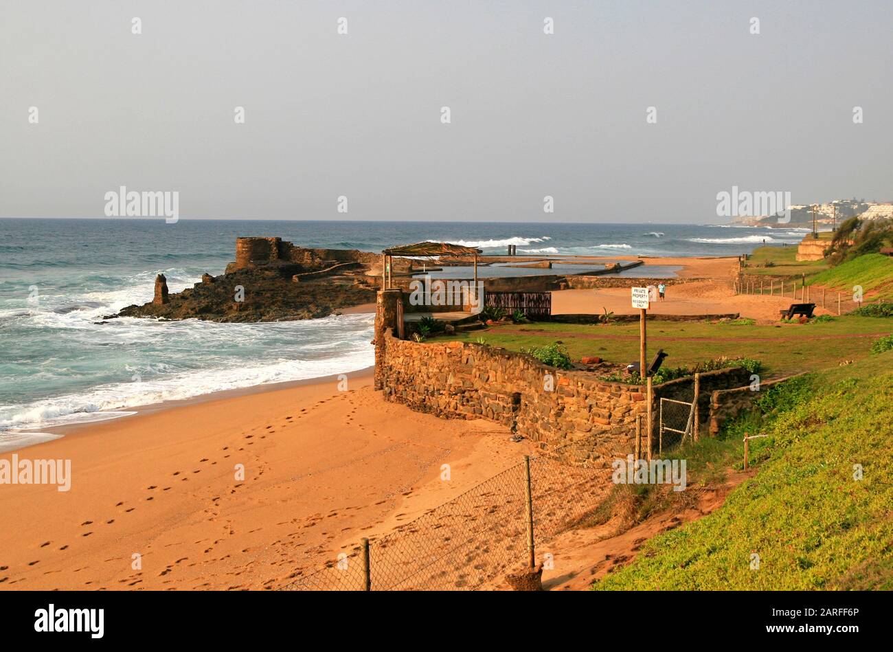 Beach view at Salt Rock Hotel and Beach Resort, Salt Rock City, KwaZulu ...