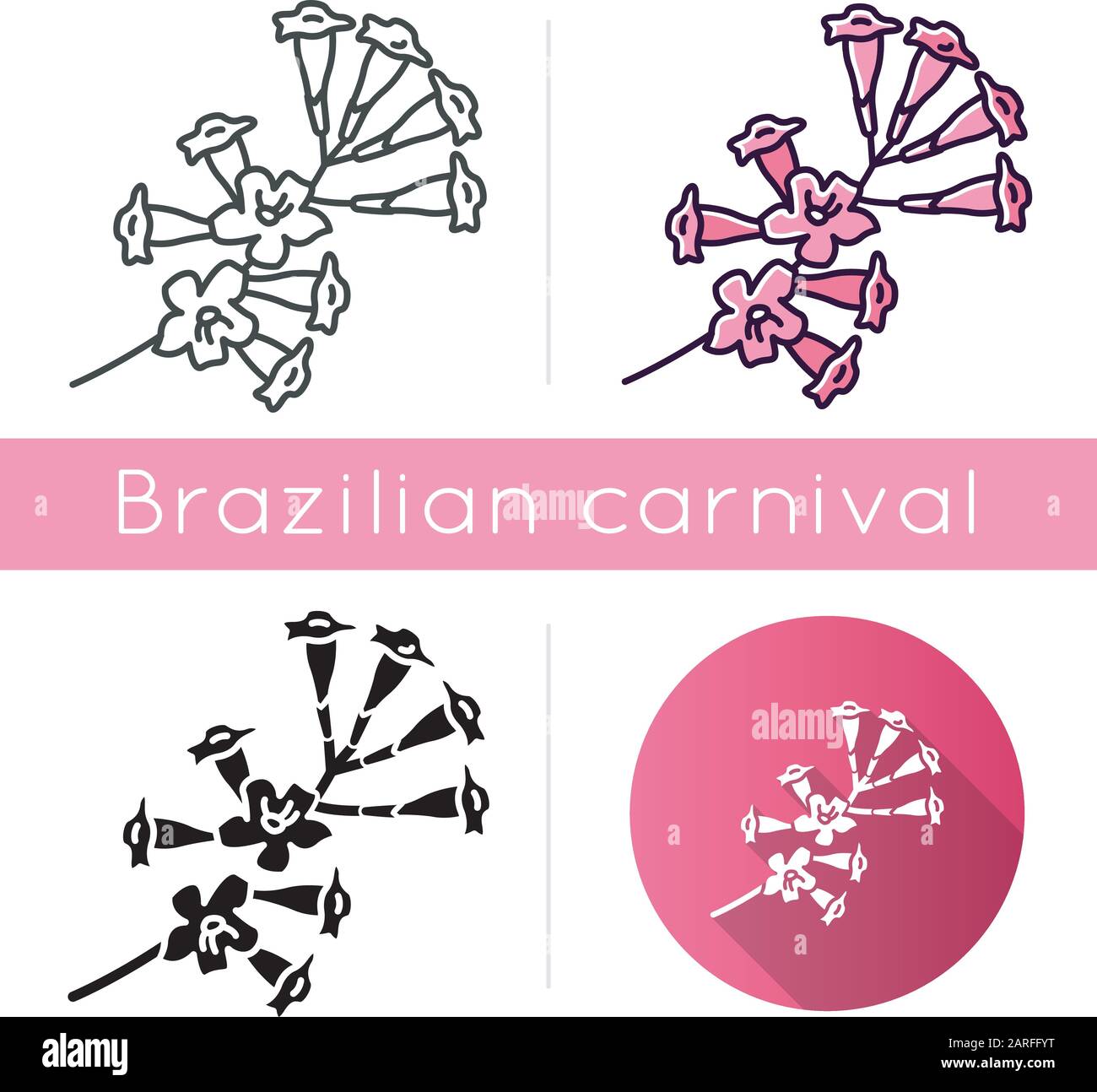 Plumeria flor Stock Vector Images - Alamy