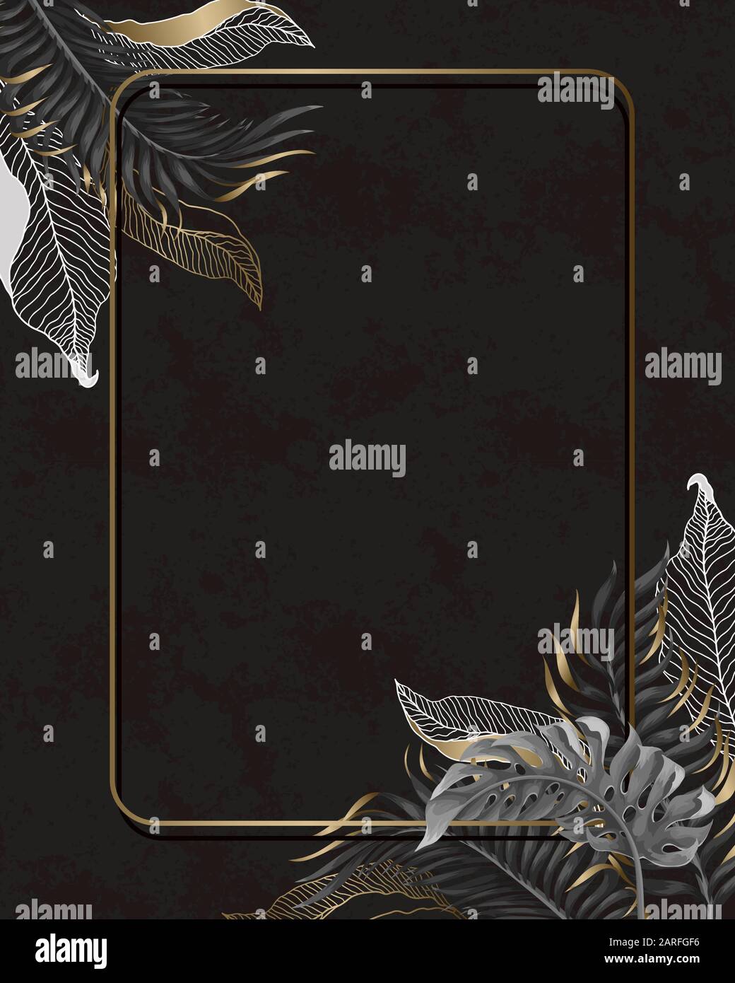 Gold frame vector hi-res stock photography and images - Alamy