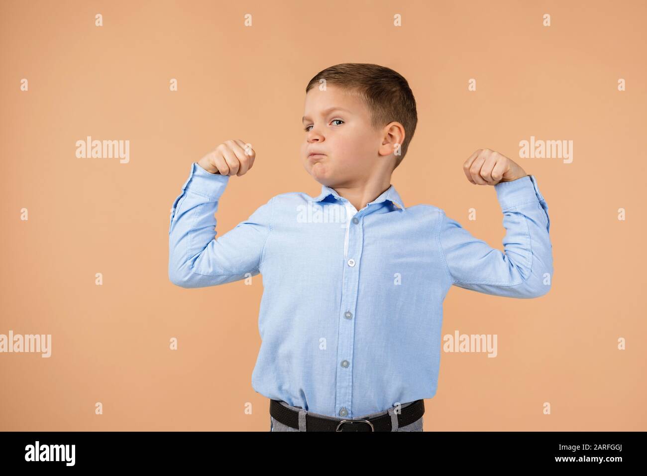 Child arm athlete biceps muscle hi-res stock photography and images - Alamy