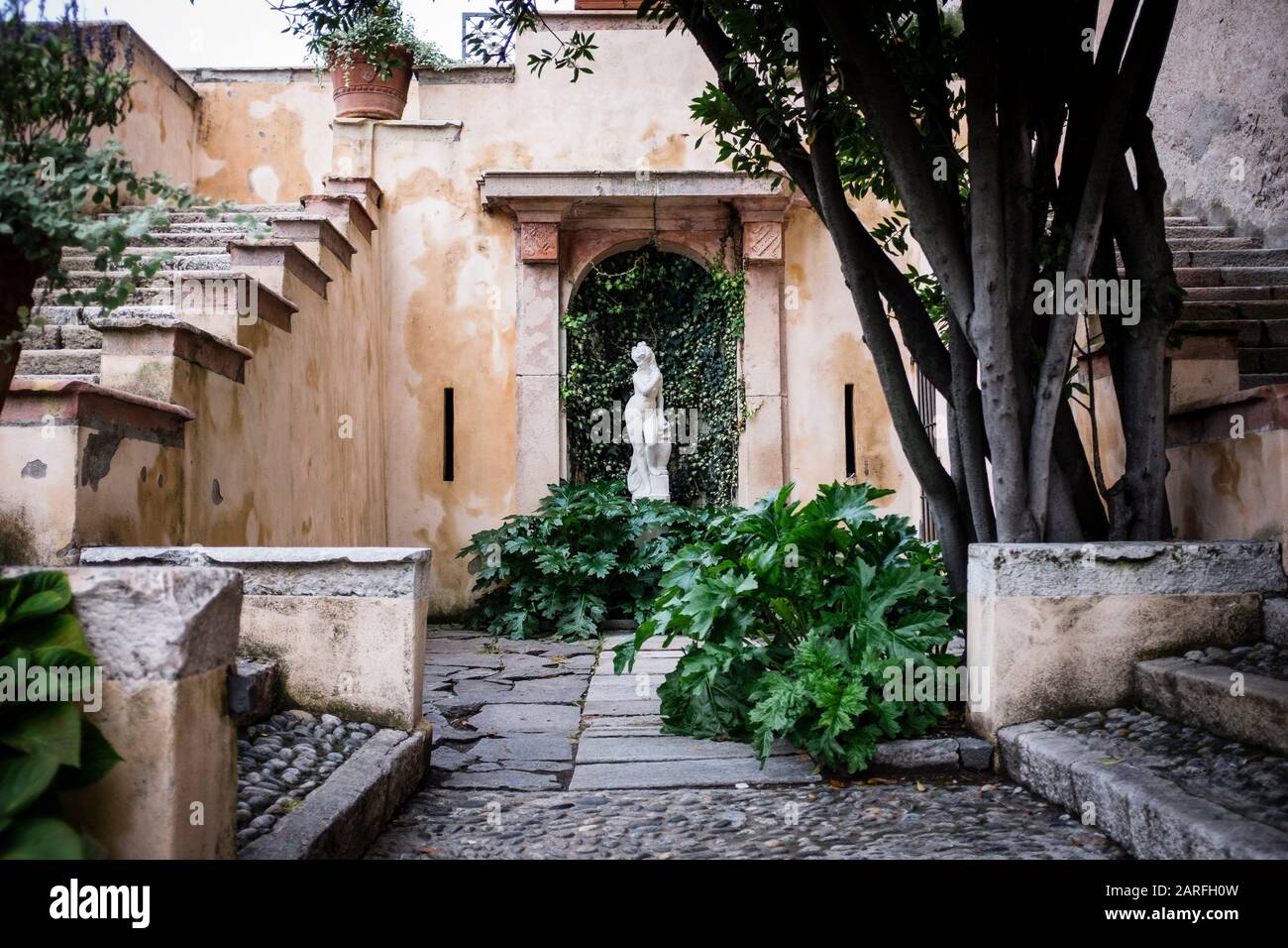 Outdoor Castle Staircase
