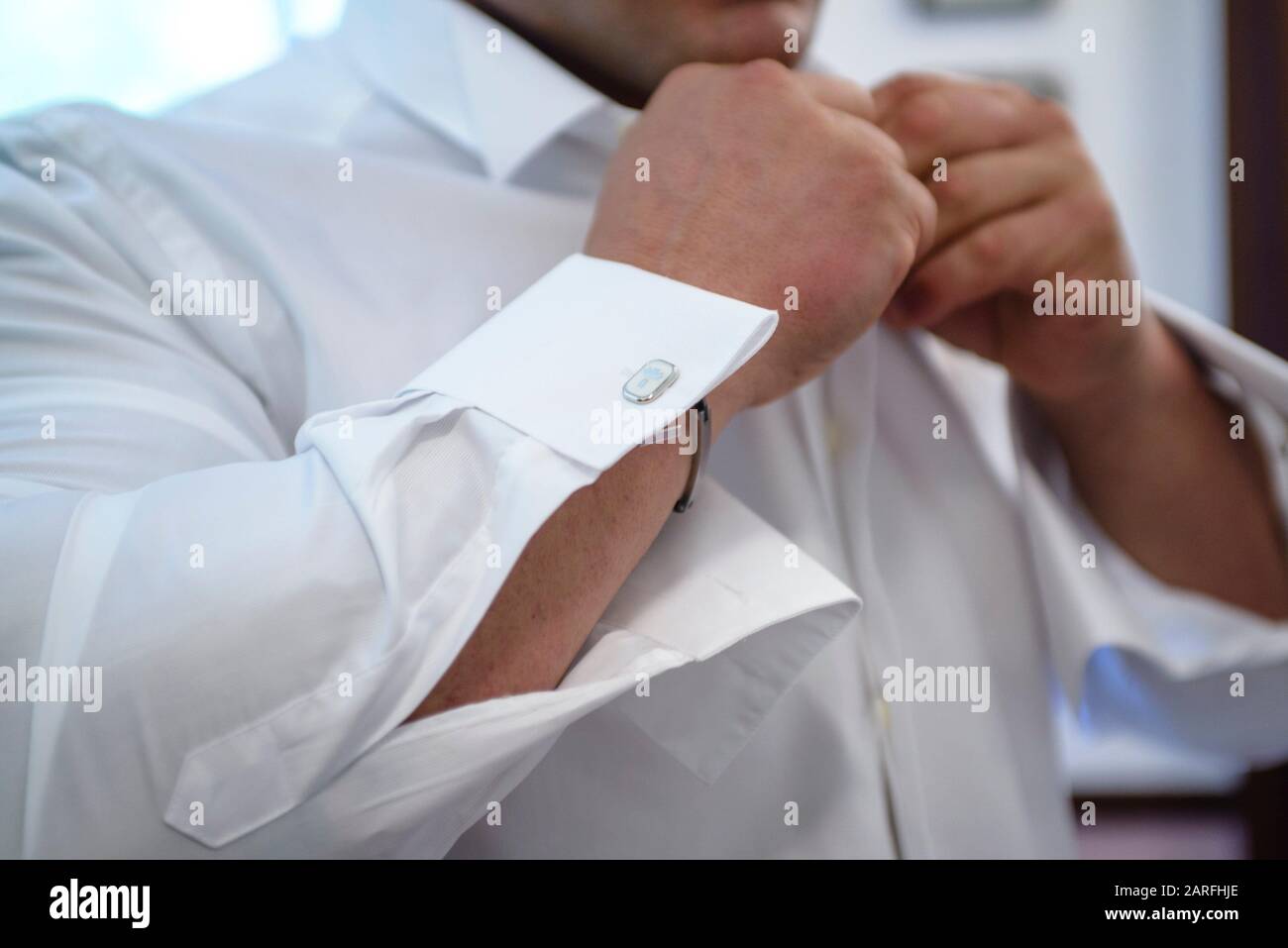 Cuff fasten hi-res stock photography and images - Alamy