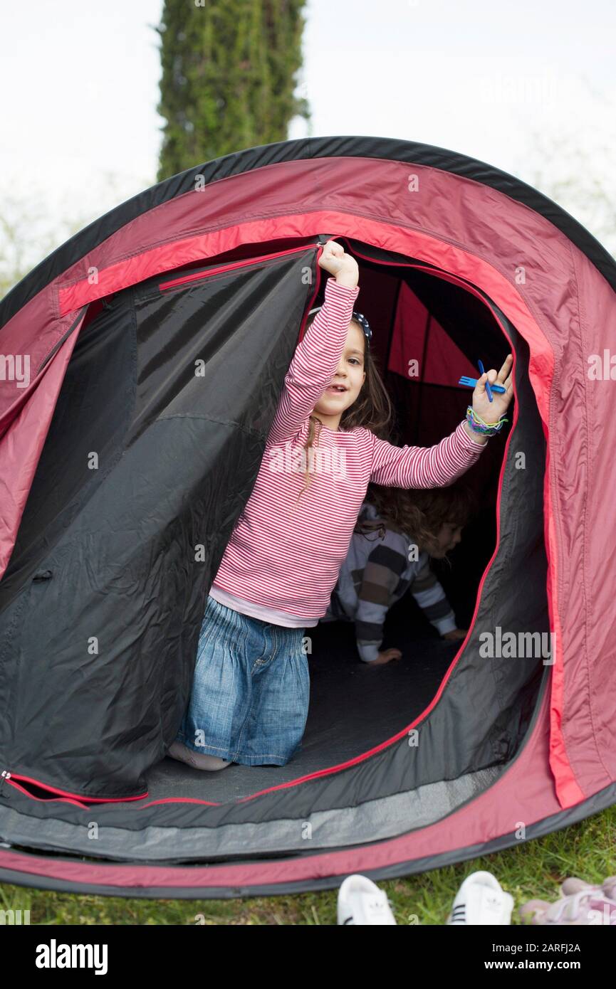 Unzipped Tent High Resolution Stock Photography and Images - Alamy