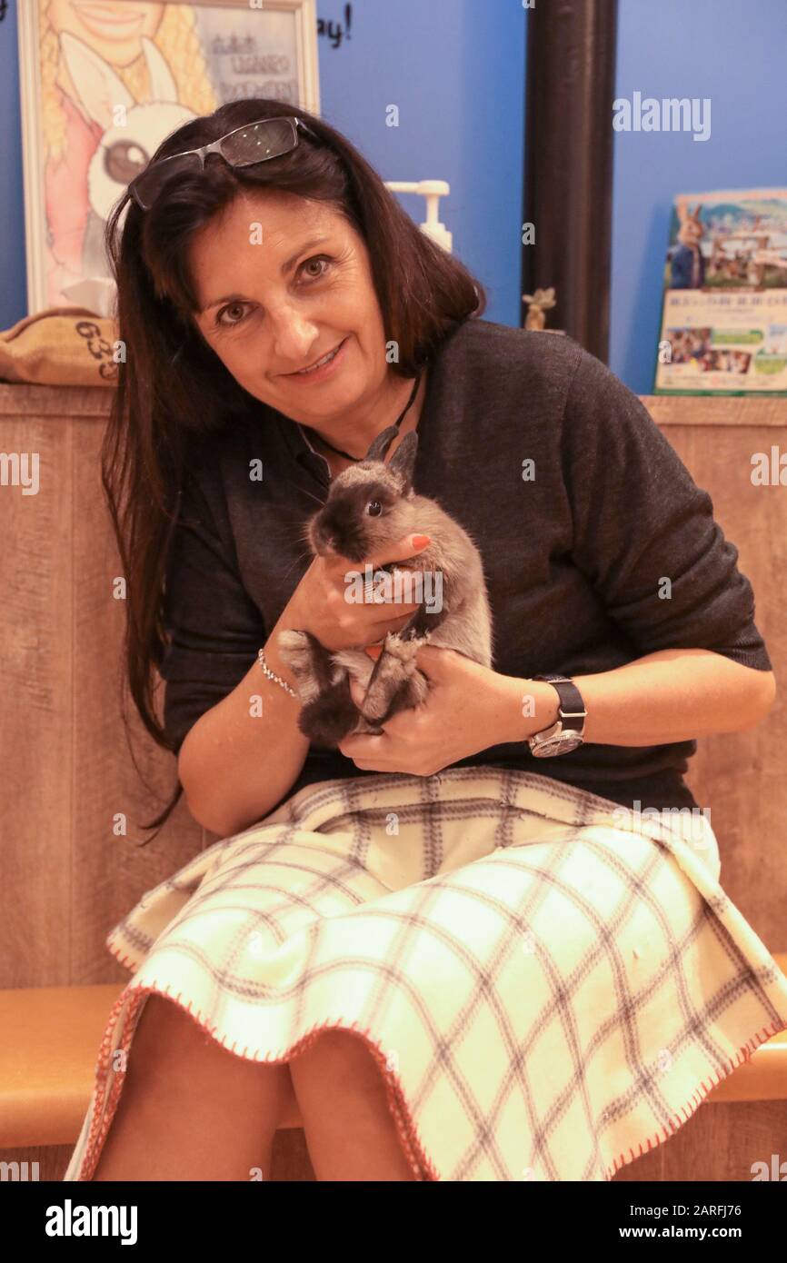 Rabbit cafe tokyo hi-res stock photography and images - Alamy
