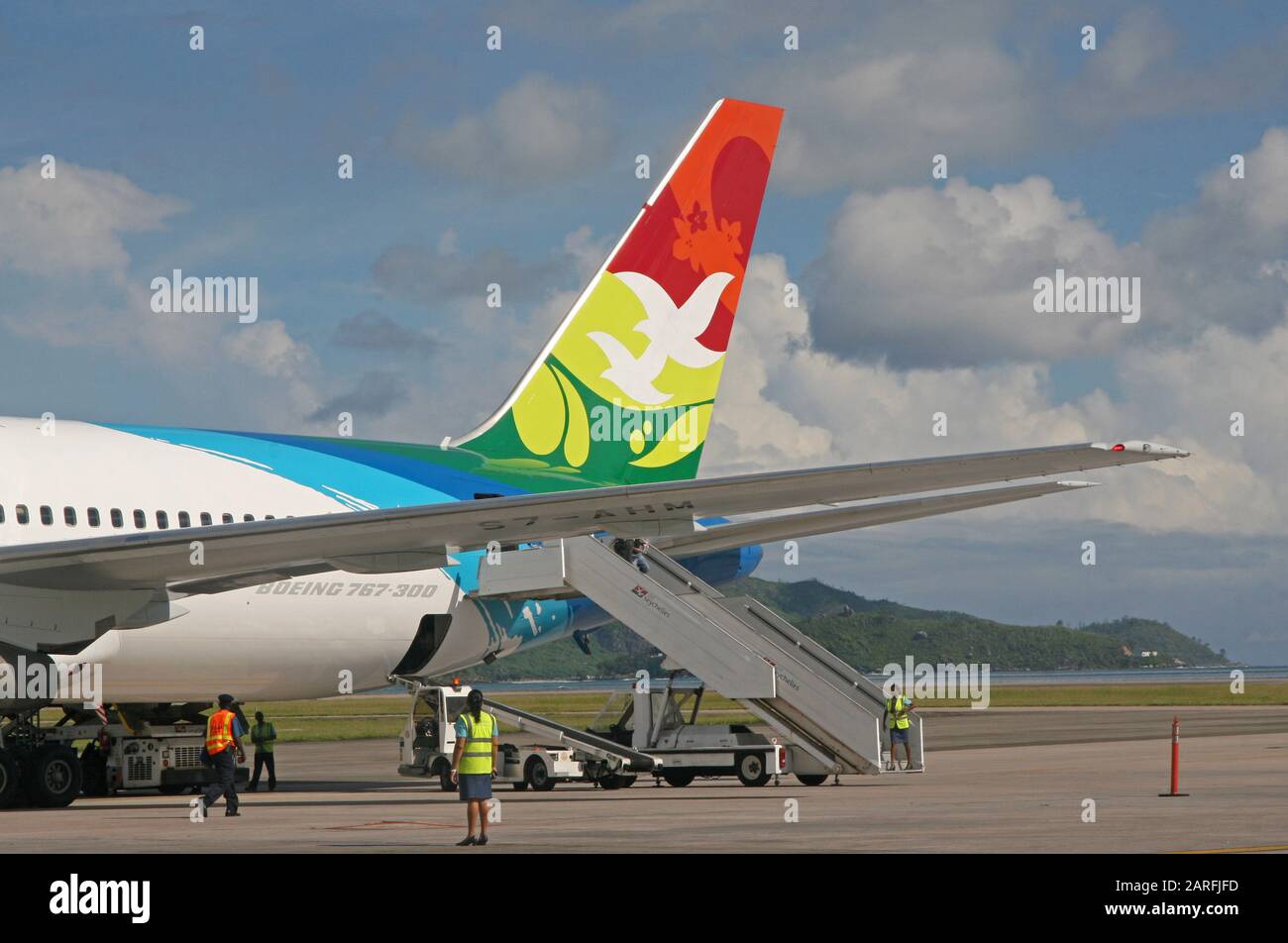 Air seychelles hi-res stock photography and images - Alamy