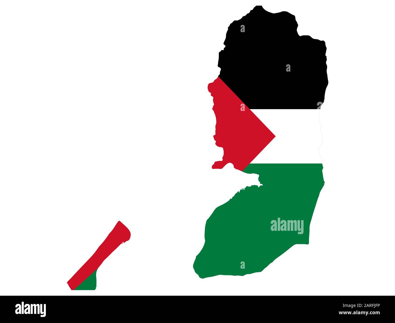 Palestine map Cut Out Stock Images & Pictures - Alamy