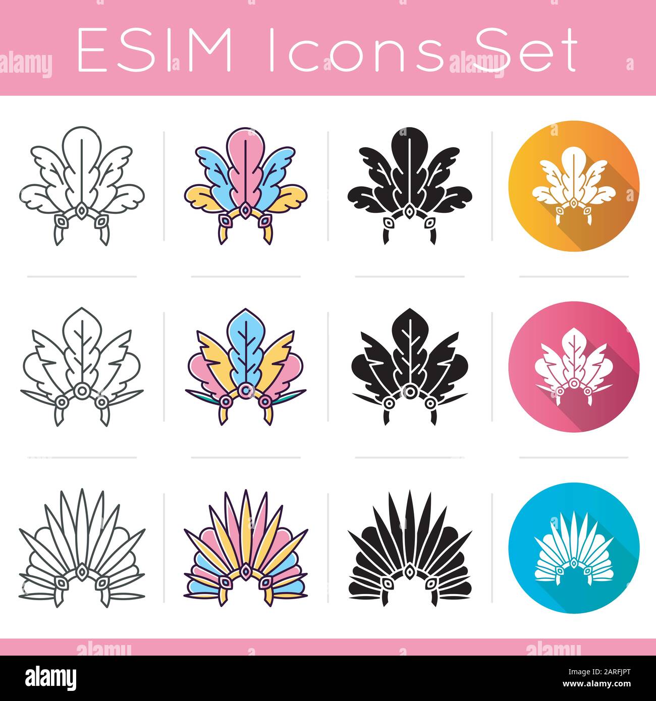 Carnival mas masquerade Stock Vector Images - Alamy