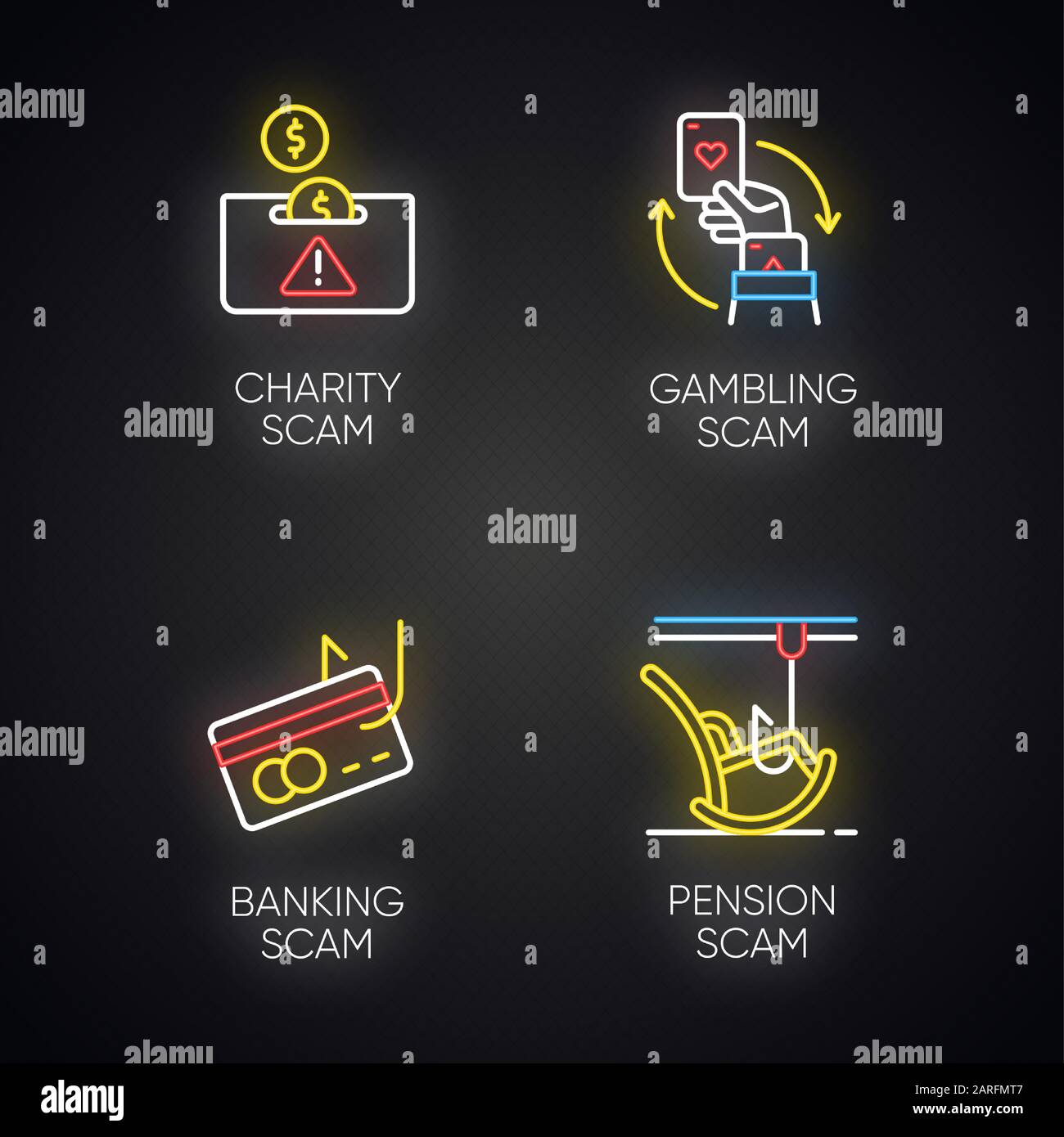 Charity fraud Stock Vector Images - Alamy