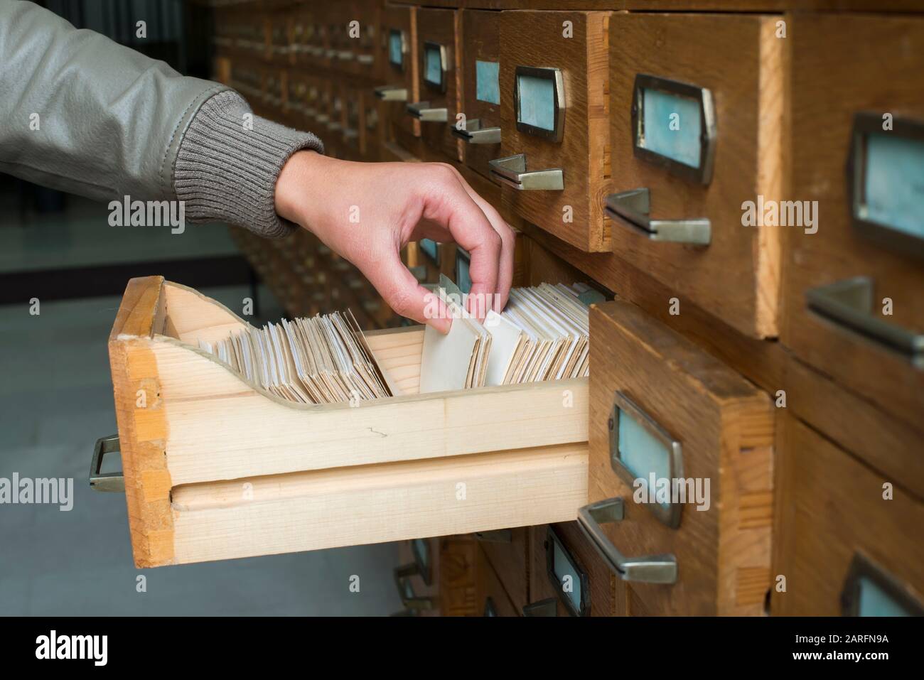 Database concept drawers hi-res stock photography and images - Alamy