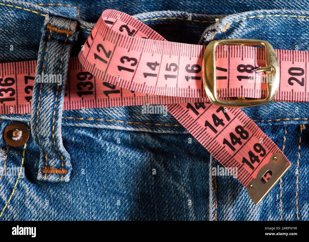 Jeans denim buckle hi-res stock photography and images - Alamy